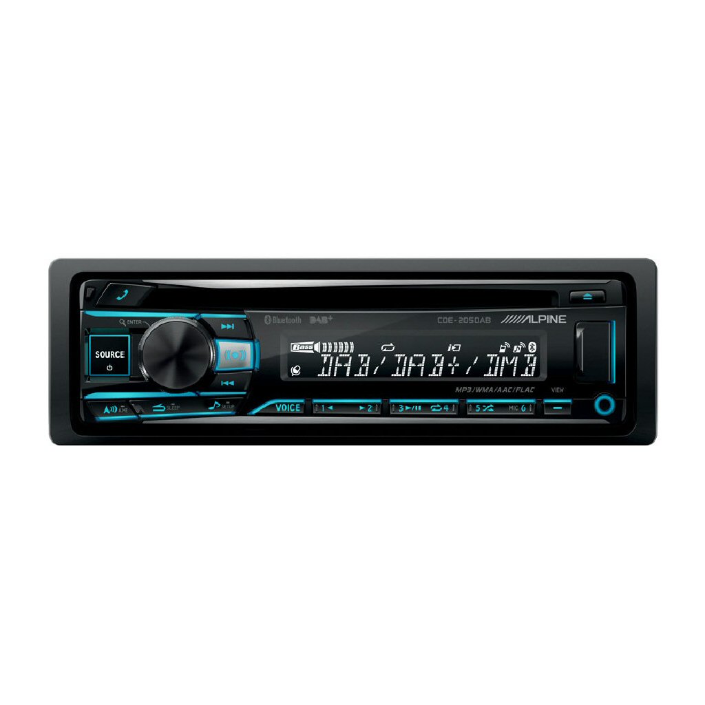ALPINE CDE205DAB - Bluetooth, DAB+, USB, Aux - JustCarKits